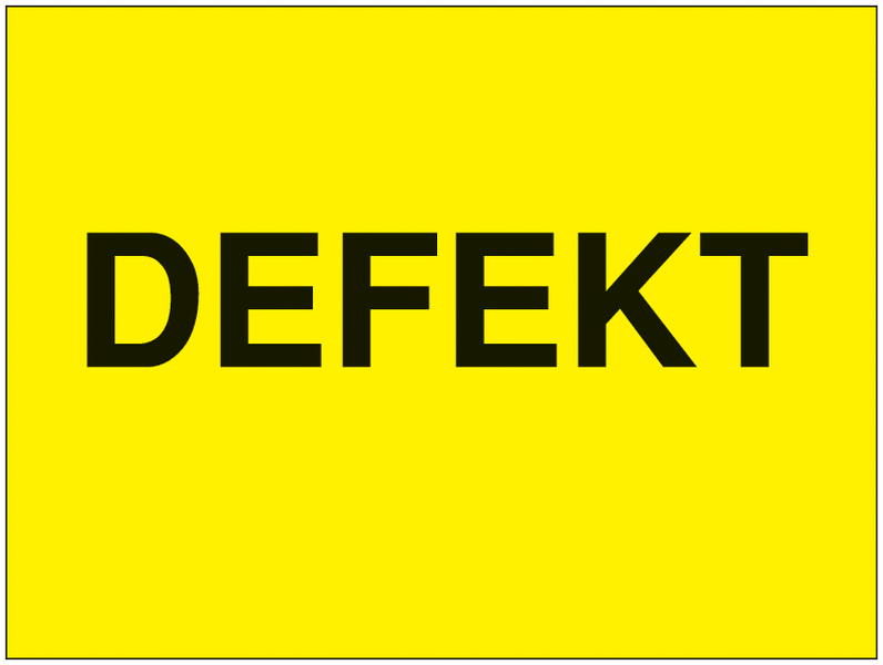 "Defekt" Etiketten auf Rolle online kaufen | SETON