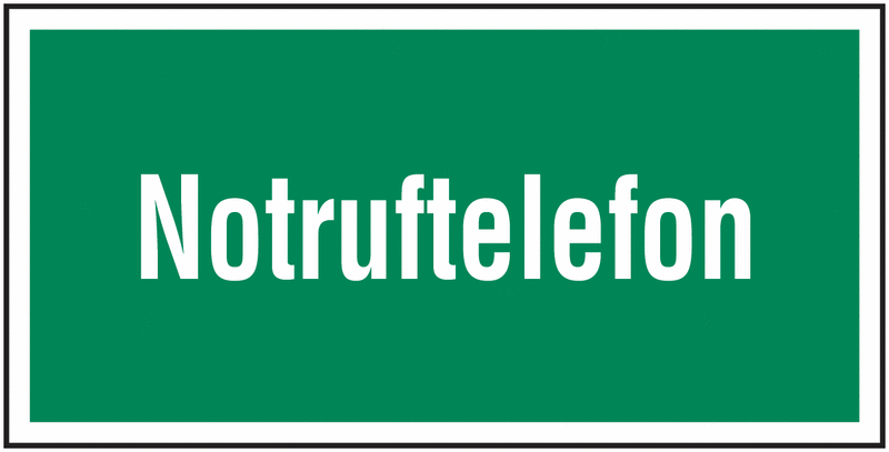 Notruftelefon - Erste-Hilfe-Schilder, praxiserprobt online kaufen | SETON