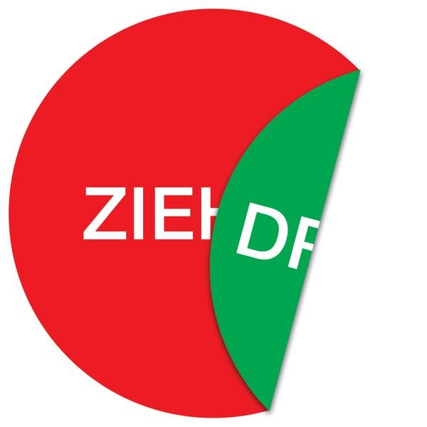 Drücken/Ziehen - Tür- und Fensterschilder, doppelseitig online kaufen ...