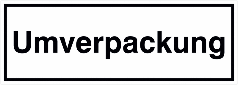 Umverpackung oder Overpack - Gefahrgüteraufkleber kaufen | SETON