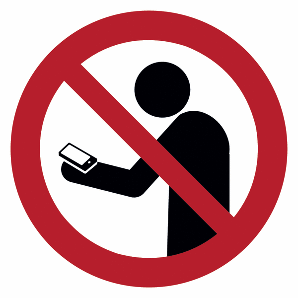 Verbotsschild "Smartphone be. b. Gehen verboten" kaufen | SETON