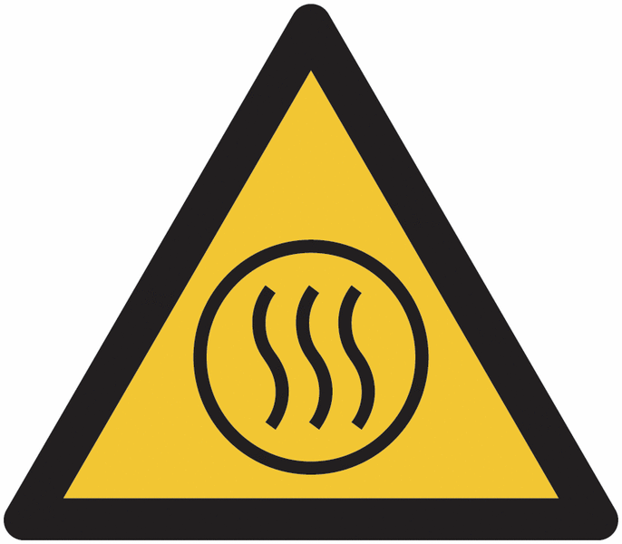 Warnung vor heißem Inhalt - Mini-Piktogramme, EN ISO 7010 online kaufen ...