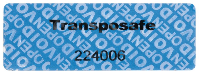 Sicherheitsetiketten, ohne Kleberückstand mit Warntext | SETON