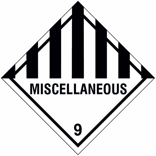 "MISCELLANEOUS 9" Gefahrkennzeichnung online kaufen | SETON