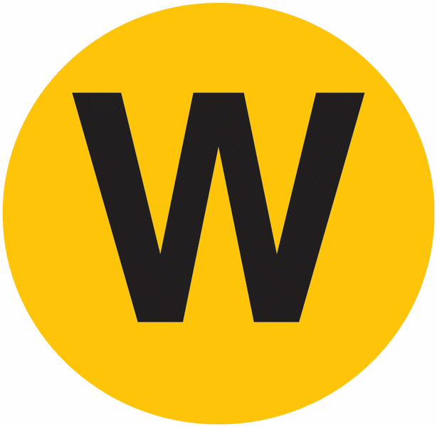 SetonWalk Buchstaben zur Bodenkennzeichnung, rund, R10 nach DIN 51130 ...