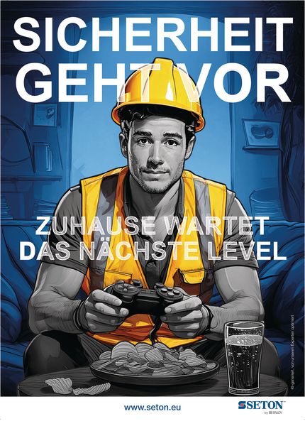 Arbeitsschutzhinweis - Zuhause wartet das nächste Level | SETON