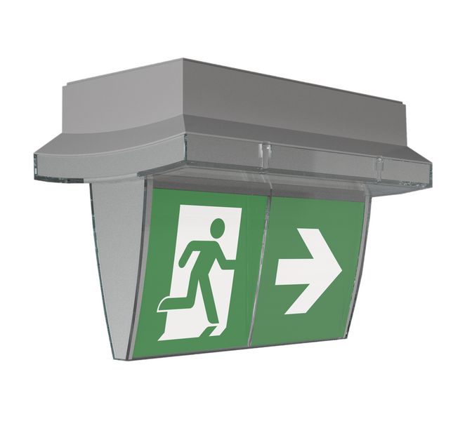 LED-Notleuchten dreieckig, Kunststoff | SETON