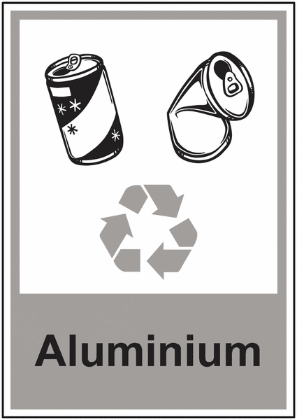 Recycling-Piktogramm-Schilder "Aluminium" online kaufen | SETON