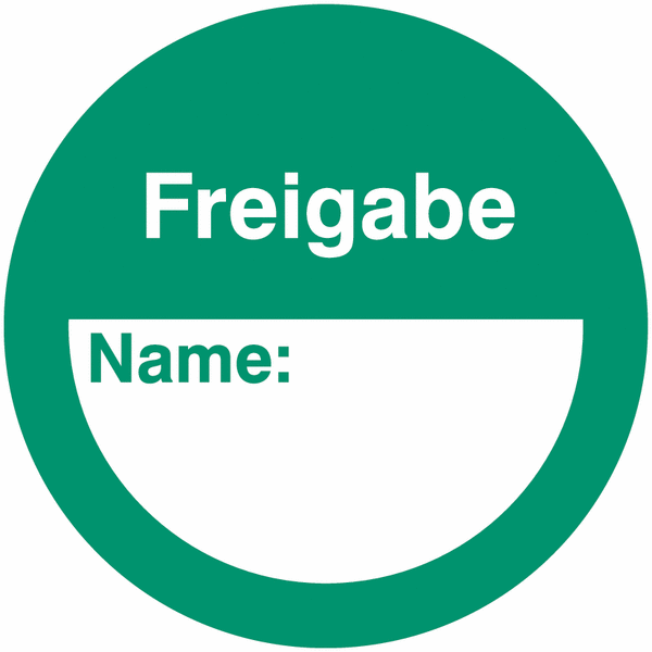 Freigabe – Qualitätskennzeichen online kaufen | SETON