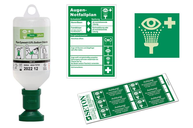 Augenspülflaschen - Komplett Set | SETON