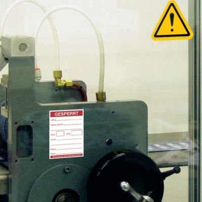 Maschinen Gesperrt-Aufkleber kaufen & richtig markieren | SETON