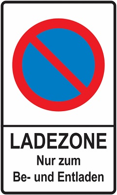 Ladezone Schilder online kaufen | SETON