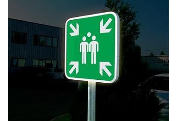 Sammelplatz-Schild & Sammelstelle-Piktogramme kaufen | SETON