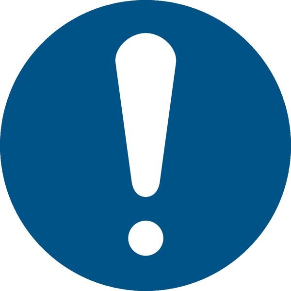 Allgemeines Gebotszeichen - Mini-Piktogramme, auf Rolle, ASR A1.3-2013 ...