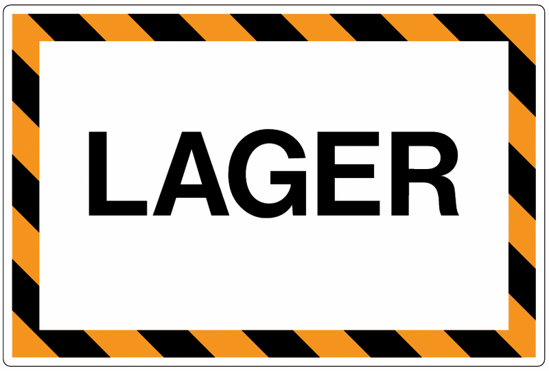 Lager - Hinweisschilder, schraffiert | SETON