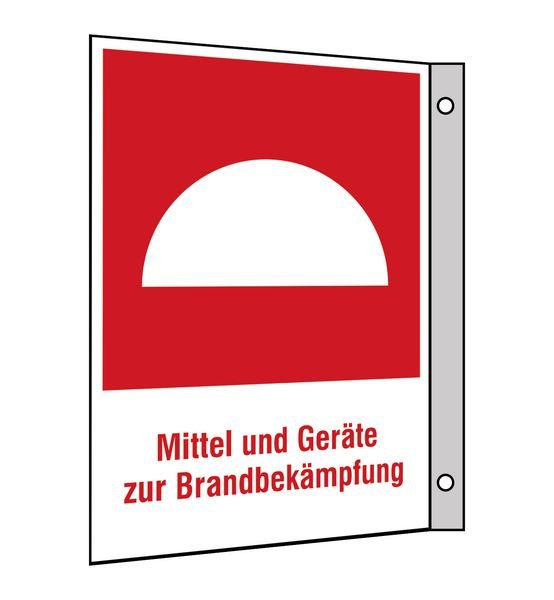 Mittel zur Brandbekämpfung - Fahnen- und Winkel-Brandschutz-Kombi ...