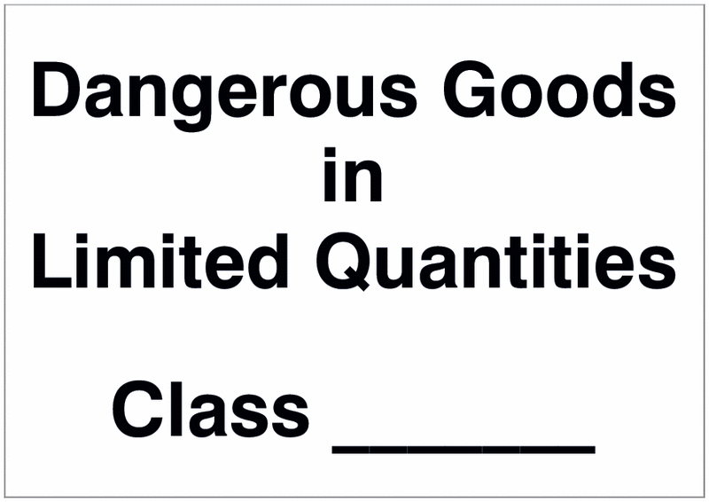 Limited Quantities-Kennzeichnung von Gefahrgut bestellen | SETON