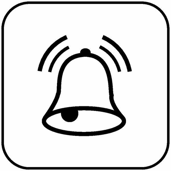 "Klingel" Piktogramm kaufen - "Bitte klingeln" Aufkleber | SETON