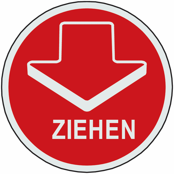 Kombi-Türschilder "Ziehen" gleich online kaufen | SETON