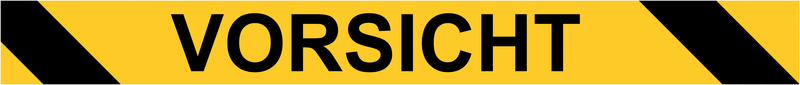 Vorsicht - Warnbänder mit Text online kaufen | SETON