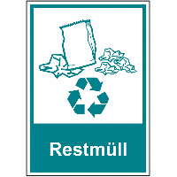 Mülltrennung-Aufkleber kaufen - vielzahl an Schildern | SETON