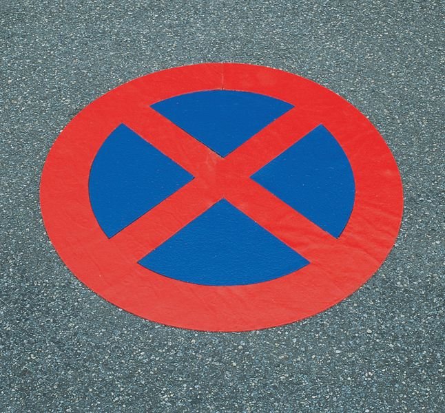 Absolutes Haltverbot – Asphaltfolien zur Parkplatzkennzeichnung, R10 ...