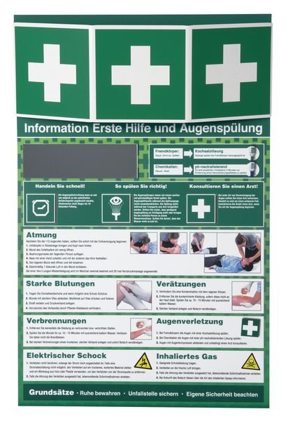 Sicherheitsinformationen für Erste Hilfe und Augenspülungen | SETON