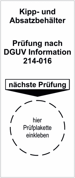 Prüfung nach DGUV - DGUV Grundplakette, auf Bogen online kaufen | SETON