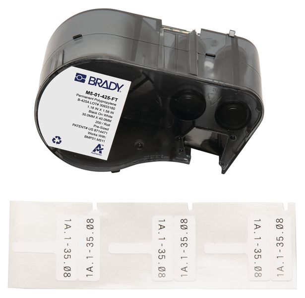 Brady Polypropylenetikettenfahnen vorgestanzt | SETON | SETON