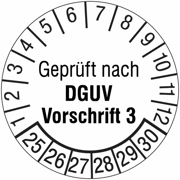 Prüfplaketten DGUV V3 & Prüfplaketten Elektro bestellen | SETON