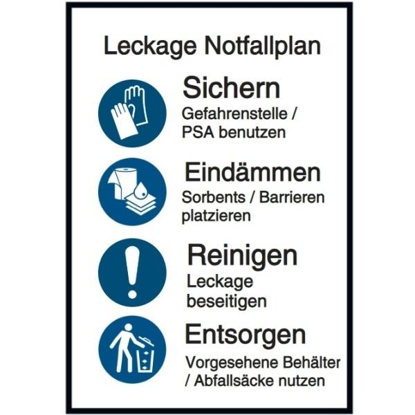 Schilder für Spill Kits, Chemikalien-Notfallsets und Bindemittel | SETON