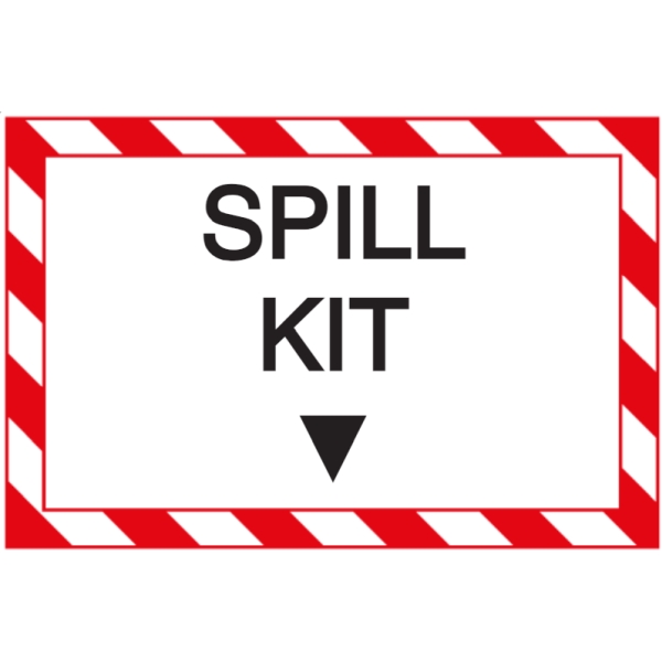 Schilder für Spill Kits, Chemikalien-Notfallsets und Bindemittel | SETON