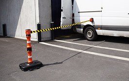 SETON EasyExtend Absperrsystem, Gurtpfosten-Absperrband, mobil | SETON